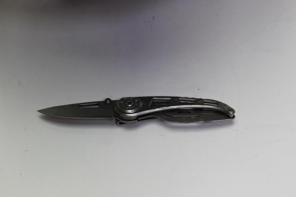 Crossfire Subwoofer And Gerber Folding Knife | Property Room