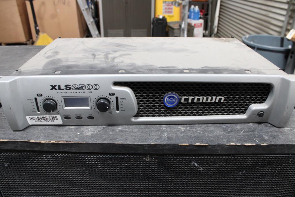 Crown XLS2500 High-Density Power Amplifier | Property Room