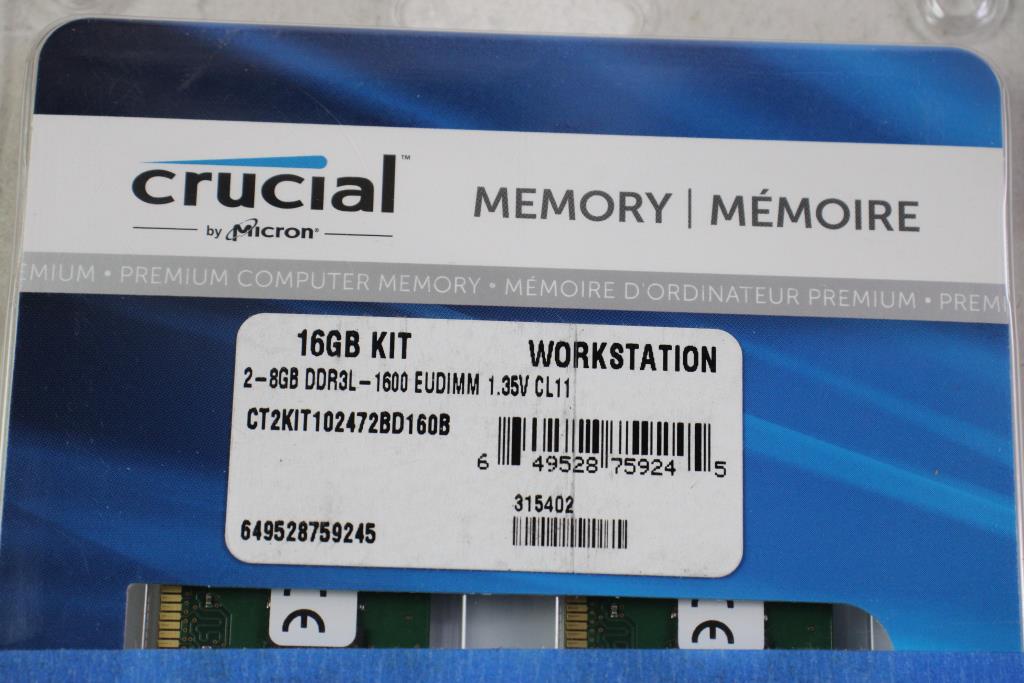 Crucial 16GB Memory Module Kit | Property Room