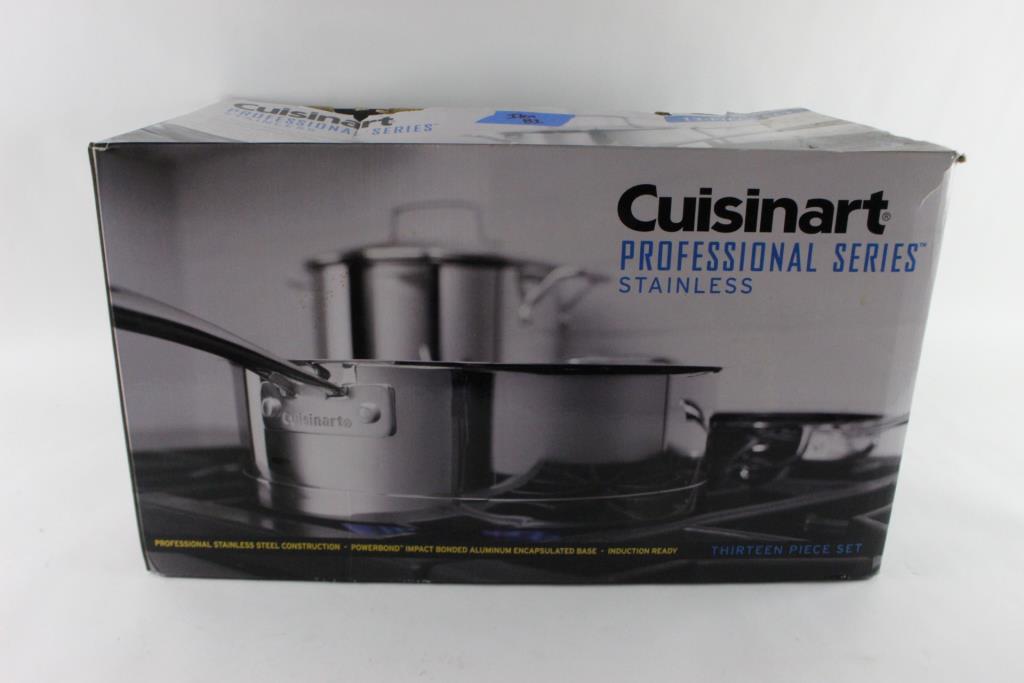 Cuisinart 13-Piece Professional Stainless Cookware Set | Property Room