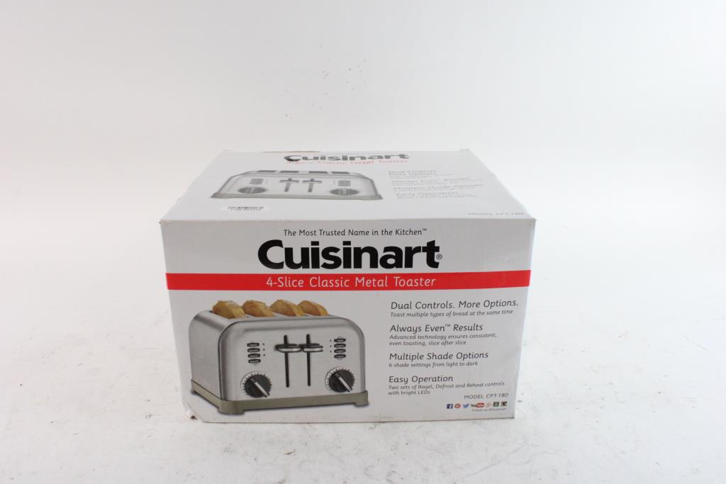 Cuisinart 4 Slice Metal Toaster | Property Room