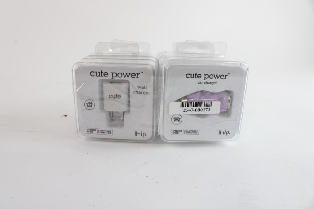 Cute Power Chargers & Buds, 5 Pieces | Property Room