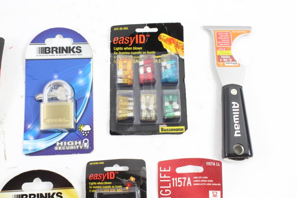 Cutter, Lock, Fuses, Fuse Holder And More, 9+ Pieces | Property Room