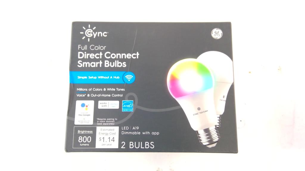 Cync Full Color Direct Connect Smart Bulbs | Property Room