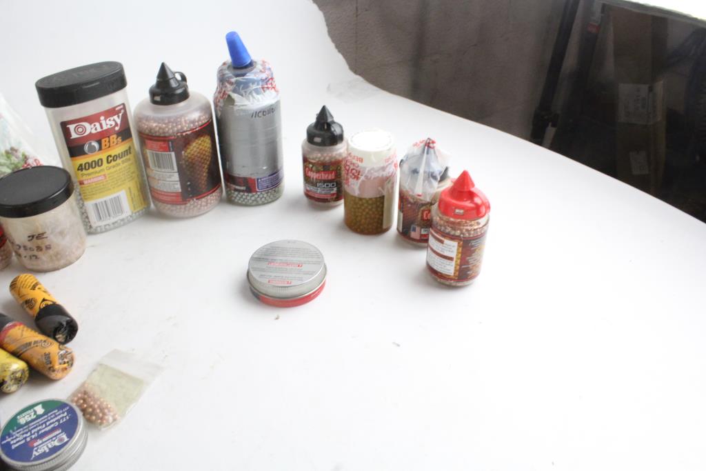 Daisy, Copperhead Crosman BB's And Pellets, 10+ Containers | Property Room