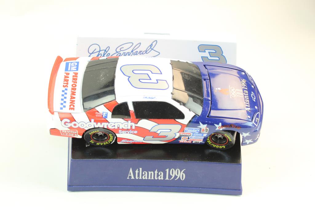 Dale Earnhardt 1996 1:24 Scale Stock Car On Bank Base | Property Room