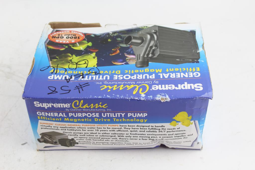 Danner Manufacturing Supreme Classic General Purpose Utility Pump ...
