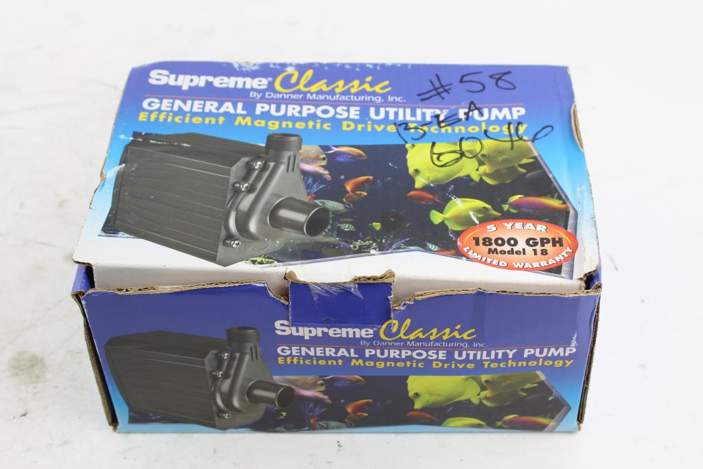 Danner Manufacturing Supreme Classic General Purpose Utility Pump ...