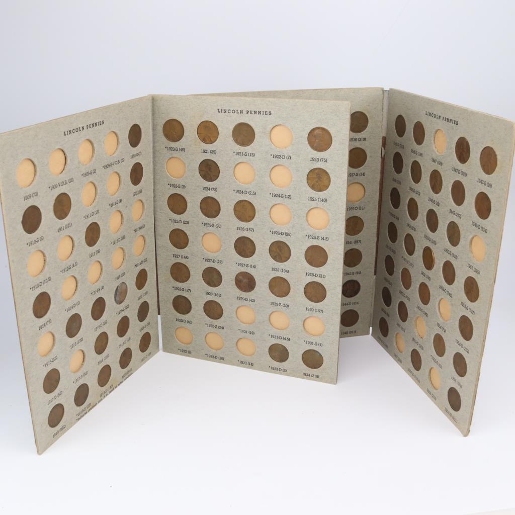 Dansco Lincoln Penny Coin Collection Booklet, 90+ Pennies (2 Steel ...