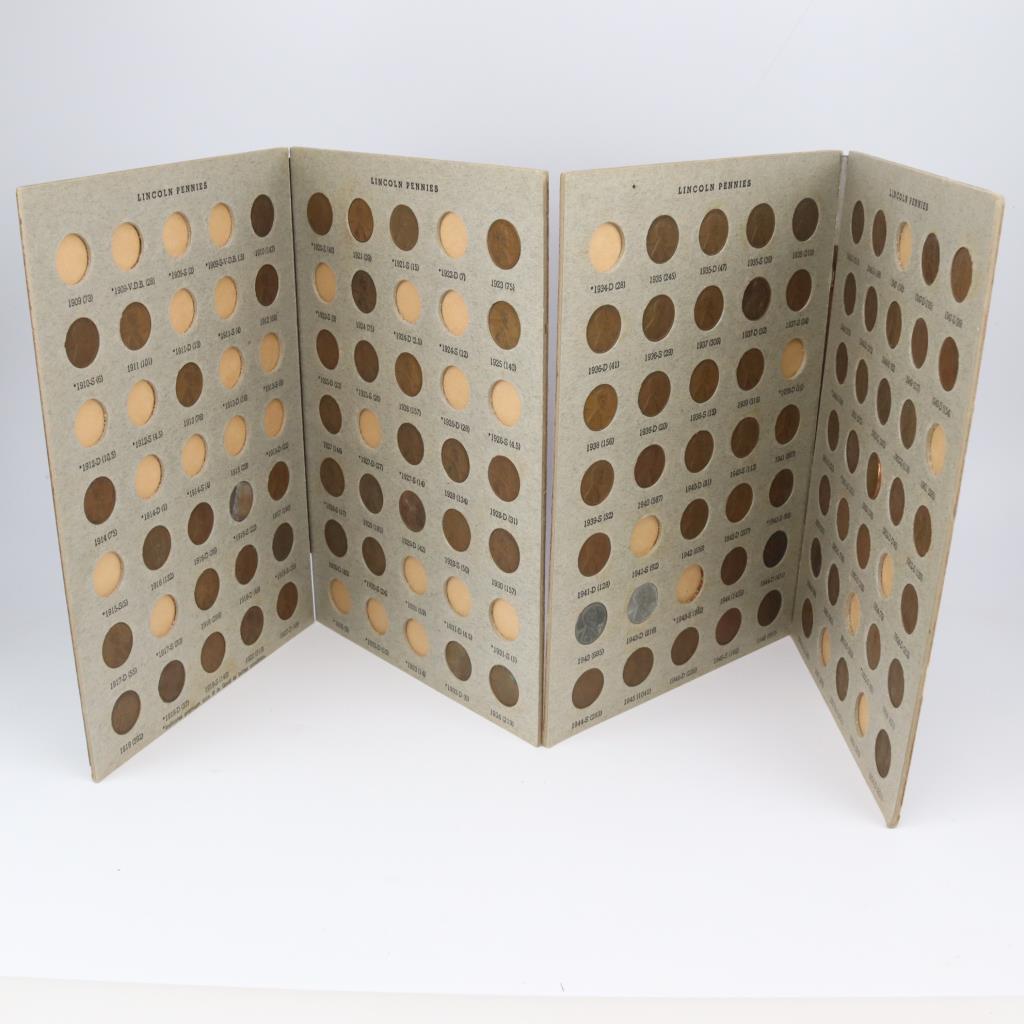 Dansco Lincoln Penny Coin Collection Booklet, 90+ Pennies (2 Steel ...