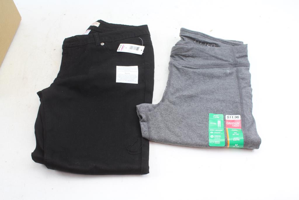 Danskin Basic Capri Pant & No Boundaries Junior Pant; 2 Pieces; Sizes 8 ...