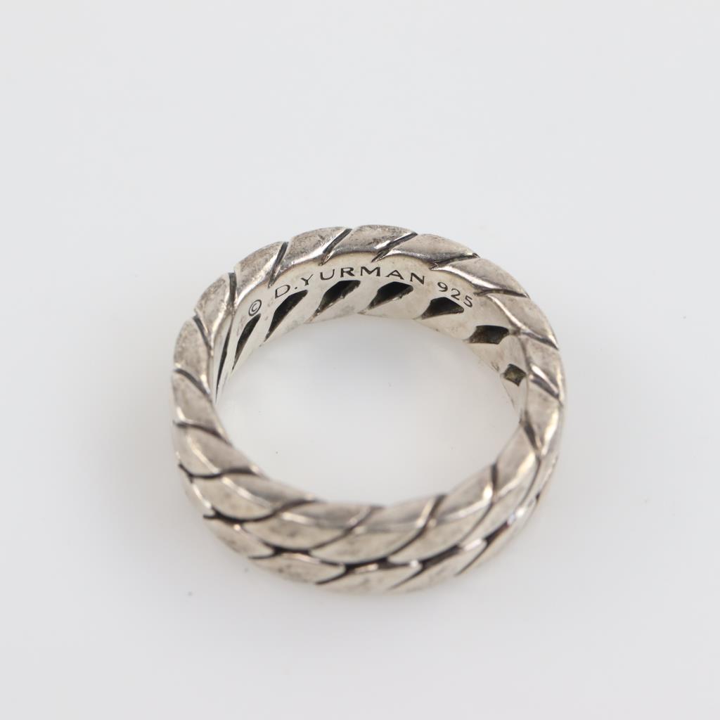 David Yurman Sterling Silver Curb Chain Ring | Property Room