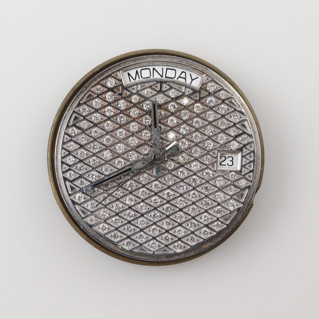 Day/Date Style Diamond Dial And Movement - Evaluated By Our Certified ...