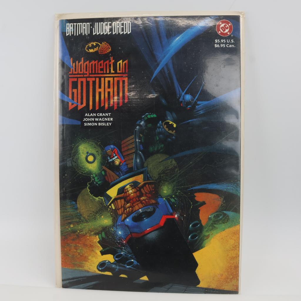 DC Batman & Judge Dredd #1, "Judgment On Gotham" Softcover Graphic ...