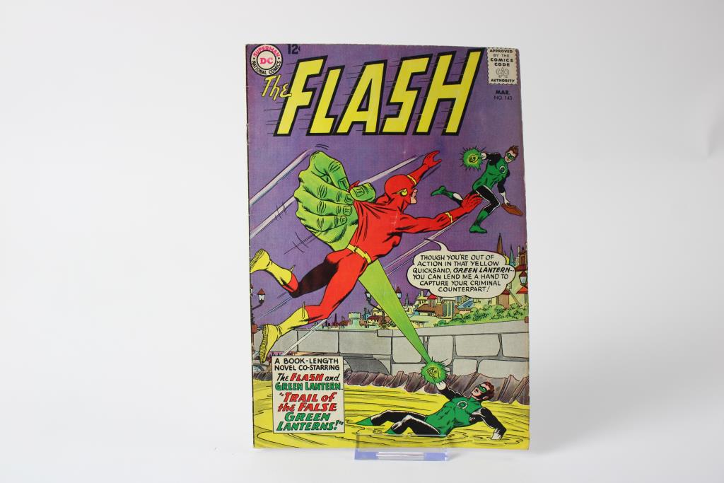 DC The Flash Trail Of The False Green Lanterns NO. 143 MAR. 1964 ...