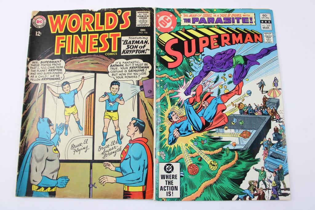 DC World's Finest #146 & Superman The Man Of Steel In A Yule Duel With ...