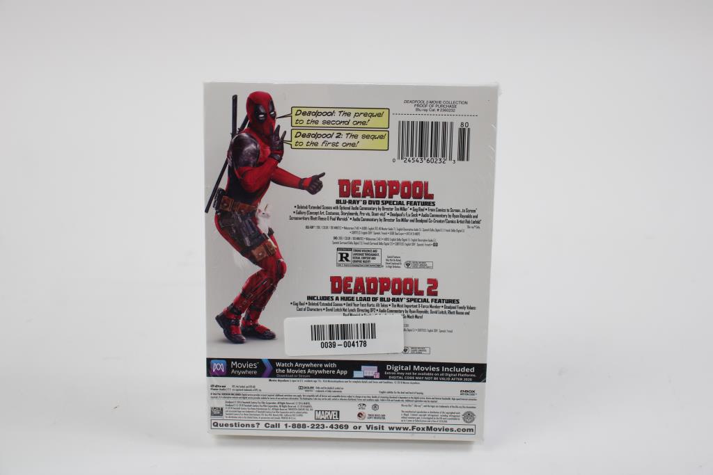 Deadpool 1+2 Blu-ray 2 Pack | Property Room