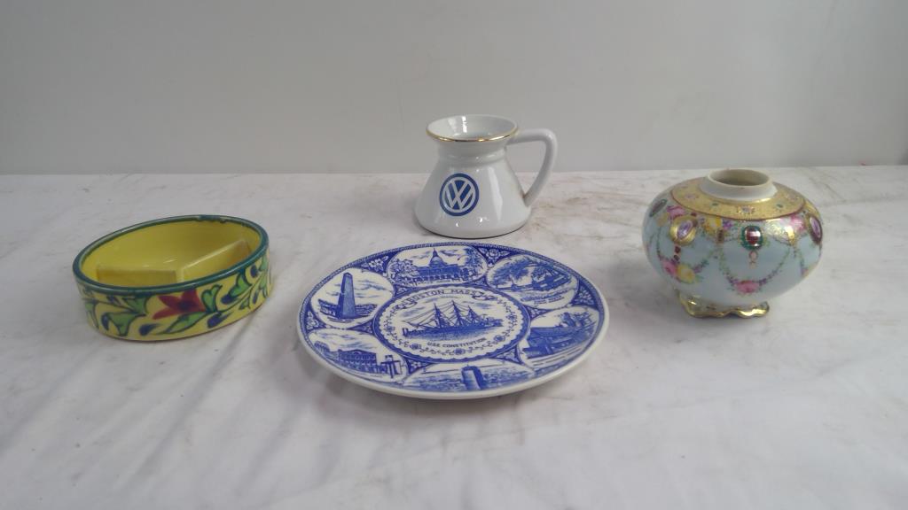 Decorative Plate, Trey, And More, 4 Pieces | Property Room