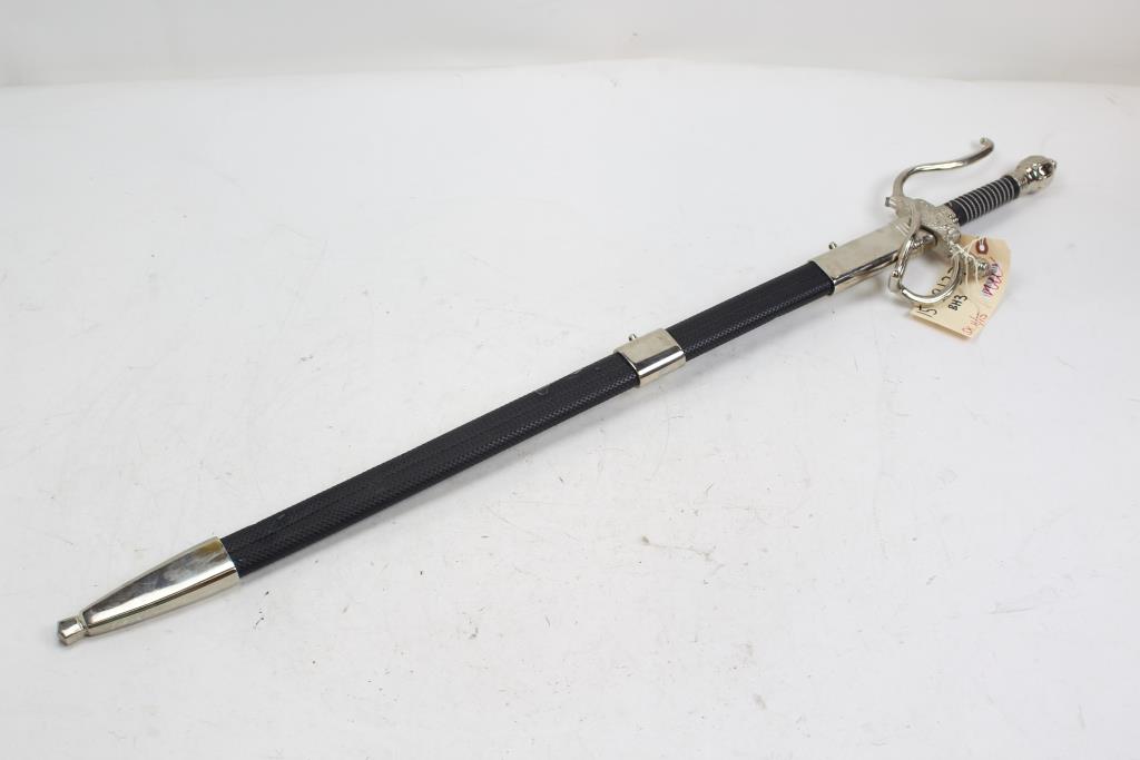 Decorative Rapier Sword With Scabbard | Property Room