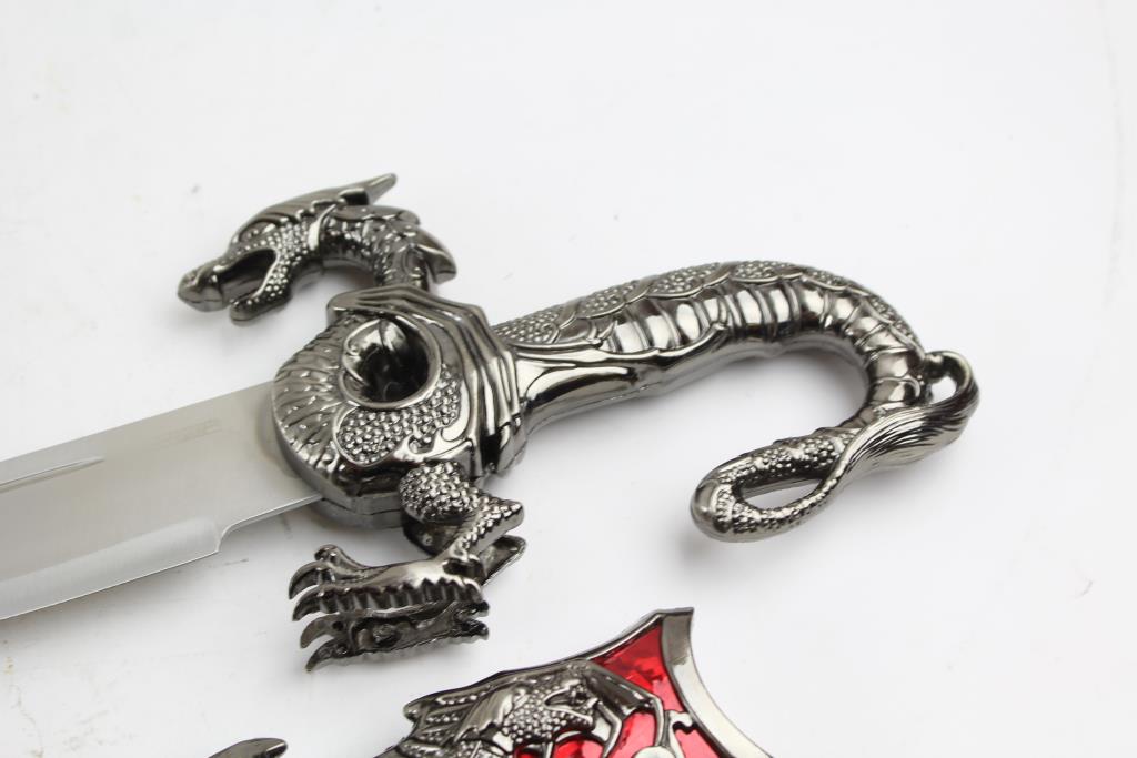 Defender Xtreme 8968 Fantasy Red Dragon Dagger And Scabbard | Property Room