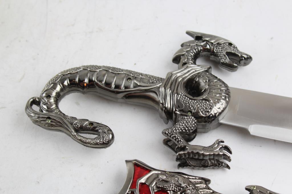 Defender Xtreme 8968 Fantasy Red Dragon Dagger And Scabbard | Property Room