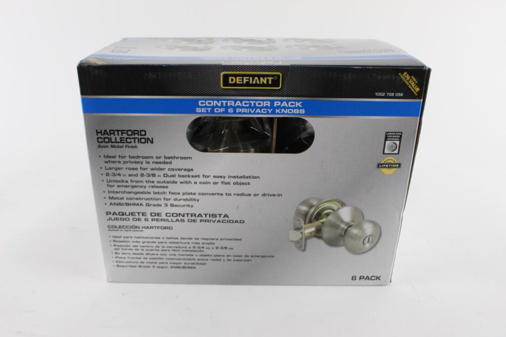 Defiant Hartford Collection Contractor Pack 6-Pack | Property Room