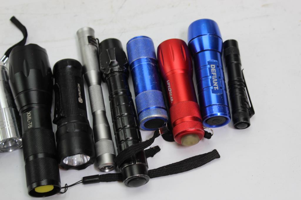 Defiant, Tactical, Utilitech+ More Assorted Flashlights 10 Pieces ...