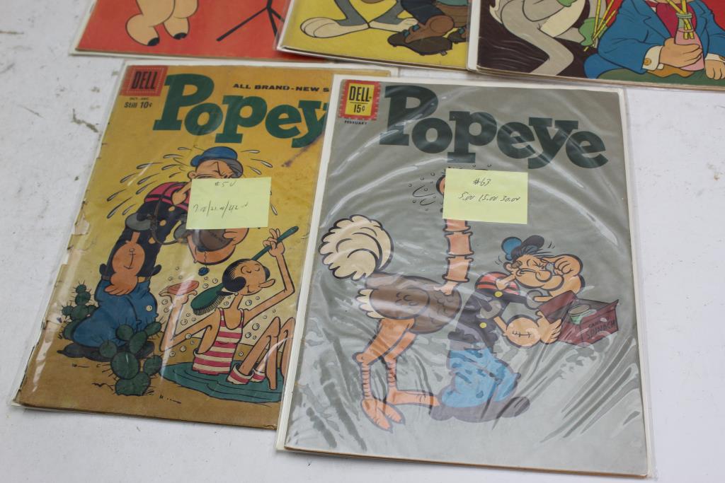Dell Comics: Popeye, Looney Tunes, Porky Pig: 5 Comics | Property Room