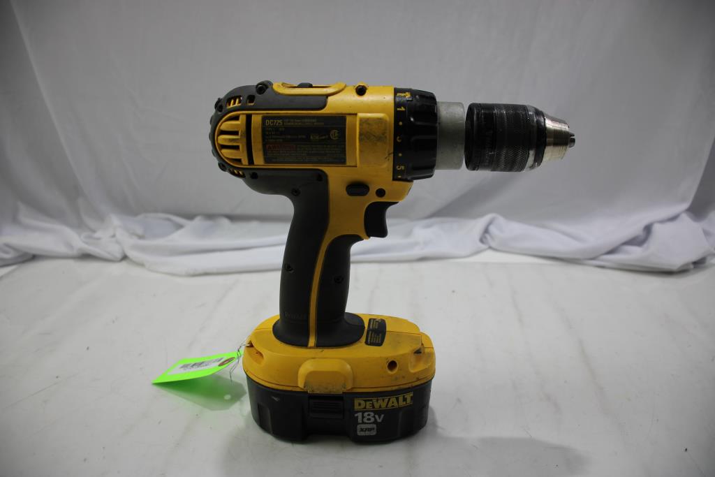 Dewalt 18v Hammer Drill With Battery | Property Room