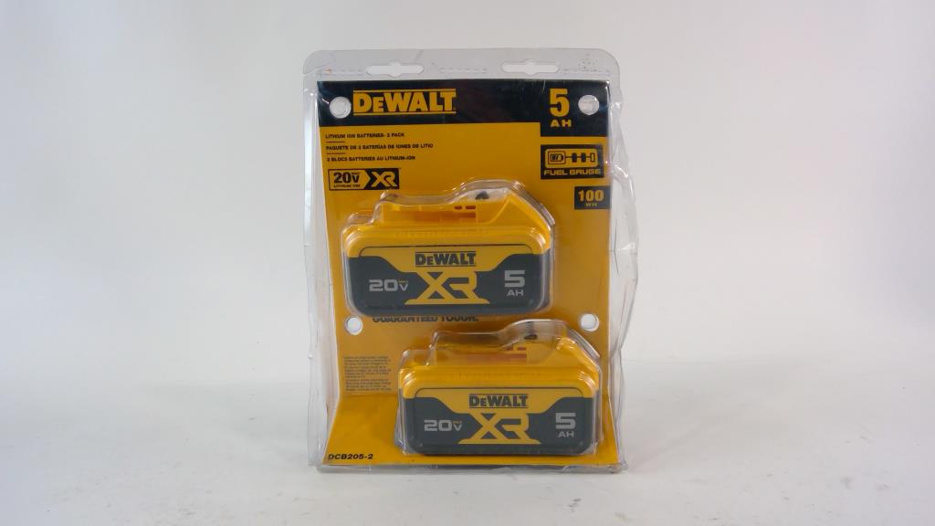 DeWalt 2 Pack 20v Battery Packs | Property Room