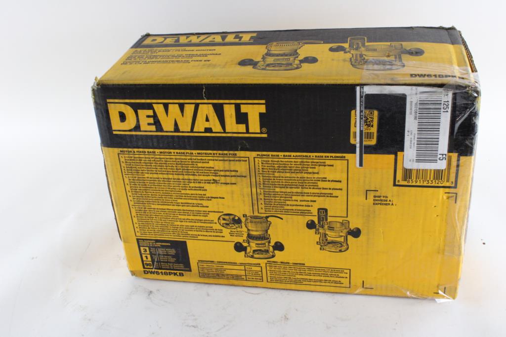 DeWalt 2- Piece Router Set | Property Room