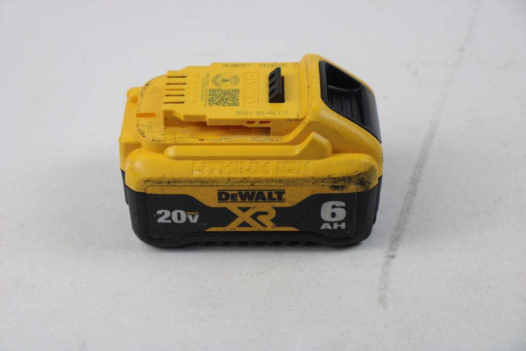 DeWalt 20V 6AH Battery Pack | Property Room