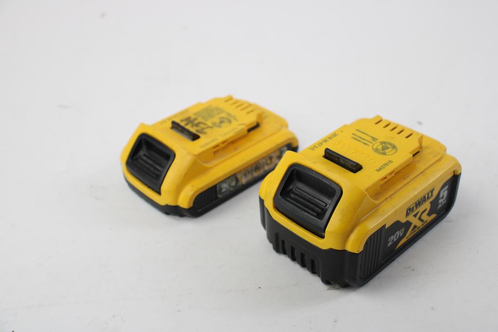 Dewalt 20v Battery Pack, 2 Pieces | Property Room