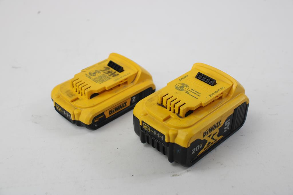 Dewalt 20v Battery Pack, 2 Pieces | Property Room