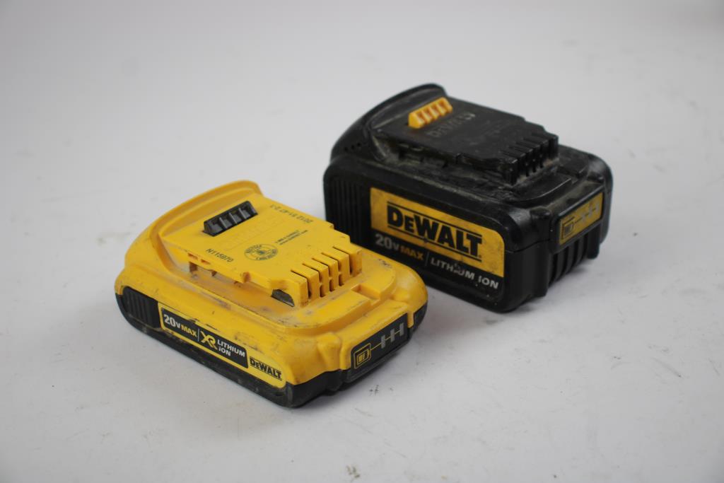 DeWalt 20V Battery Packs, 2 Pieces | Property Room