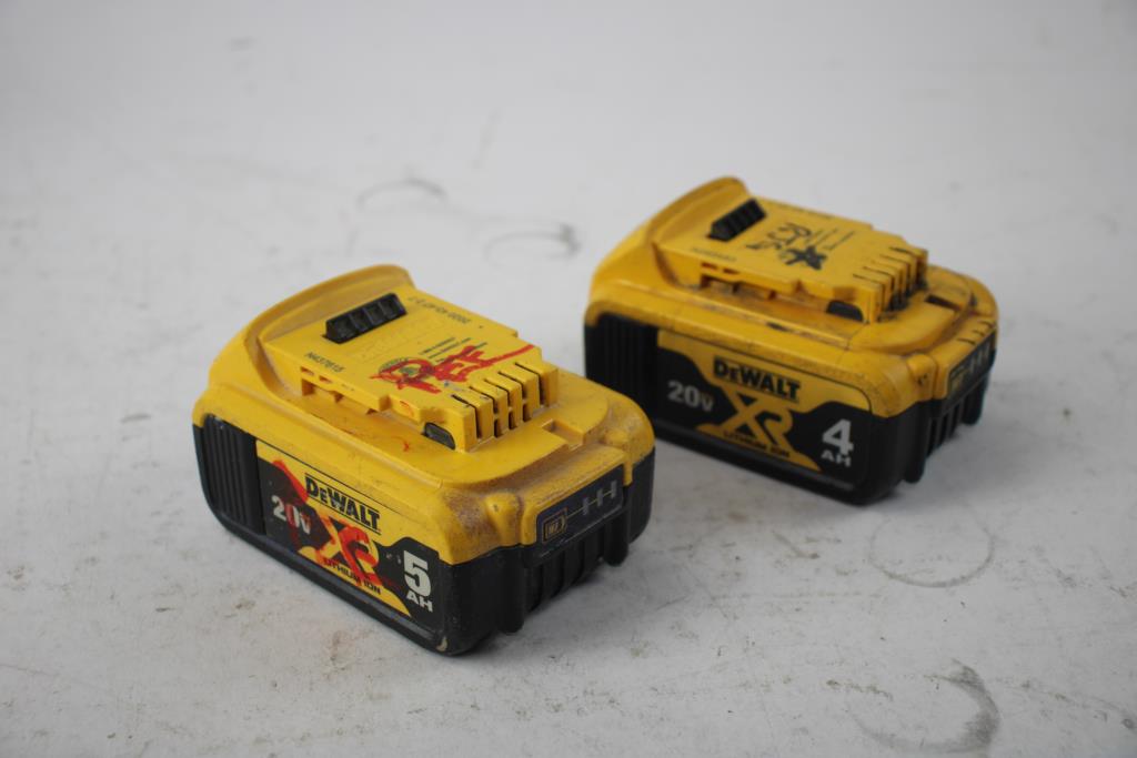 DeWalt 20V Battery Packs, 2 Pieces | Property Room