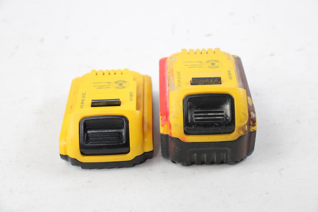 Dewalt 20V Battery Packs, 2 Pieces | Property Room