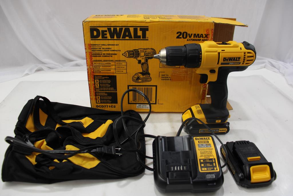 Dewalt 20v Compact Drill/ Driver Kit | Property Room