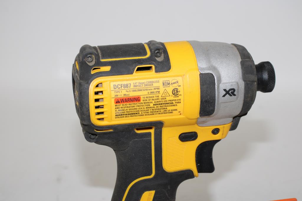 Dewalt 20v Xr Cordless Impact Driver | Property Room