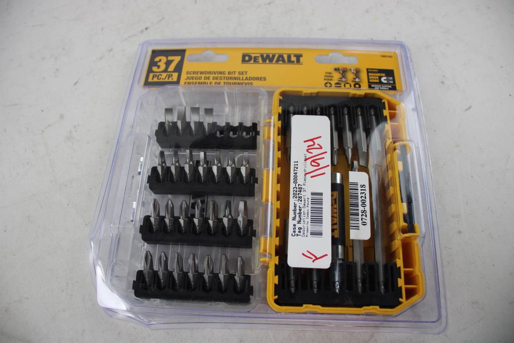 DeWalt 37 PC. Screwdriving Bit Set, DW2163 | Property Room