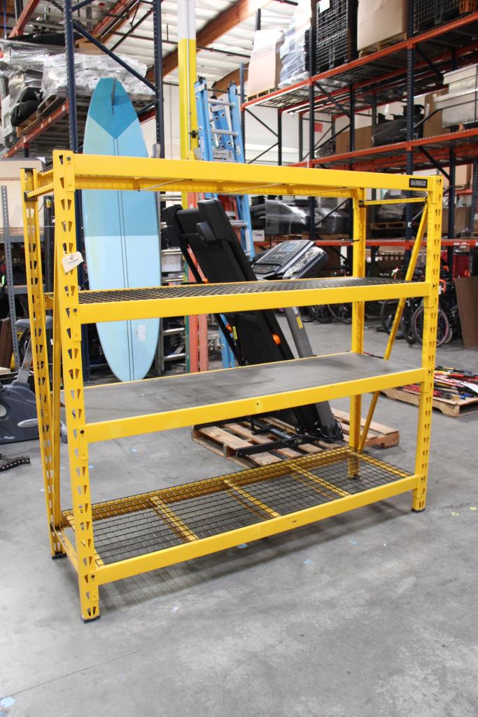 Dewalt 6-Foot Tall, 4 Shelf Industrial Storage Rack | Property Room
