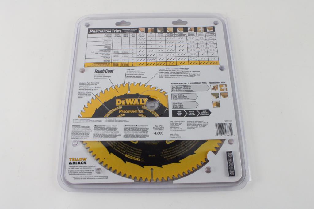 DeWalt 96 Tooth 12 DeWalt 96 Tooth 12