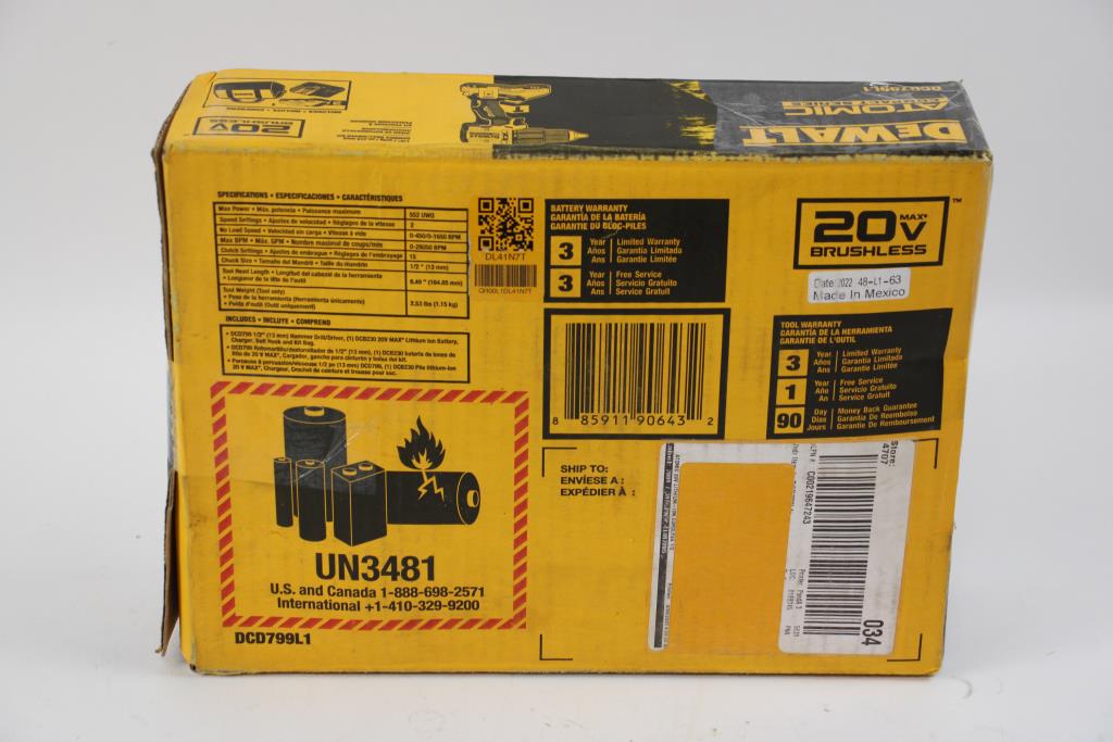 Dewalt Atomic 1/2" Cordless Hammer Drill Kit | Property Room
