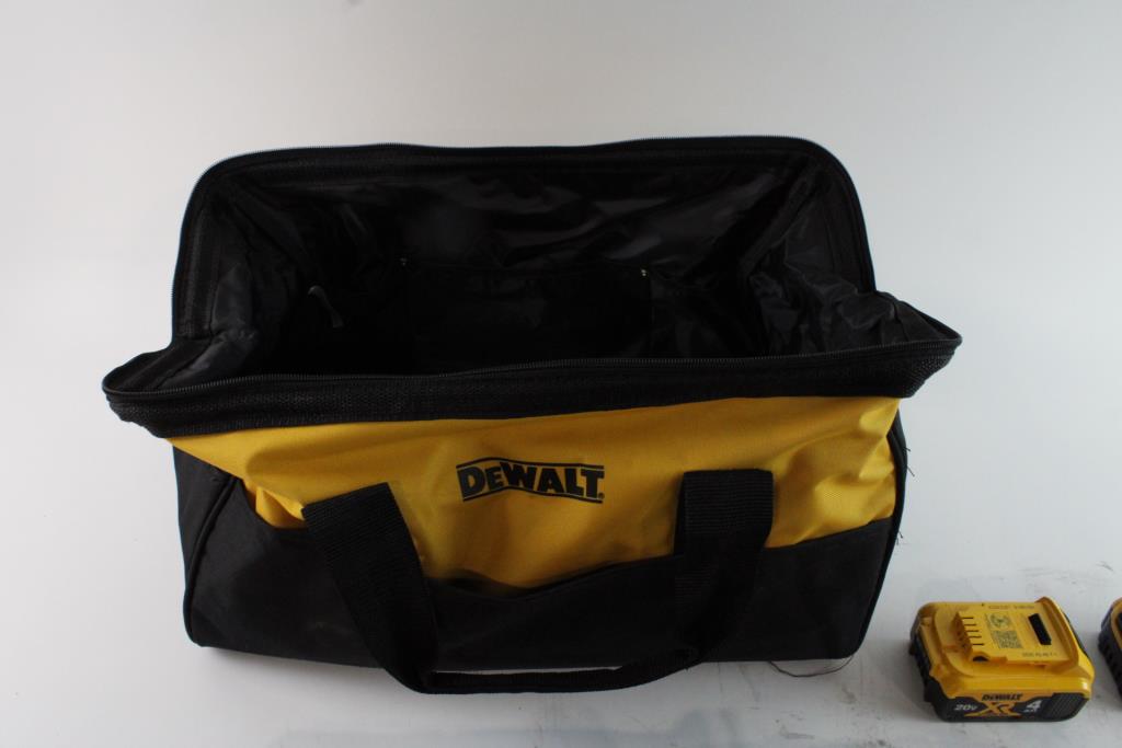 DeWalt Bag With Power Tools & Accessories, 5+ Pieces | Property Room