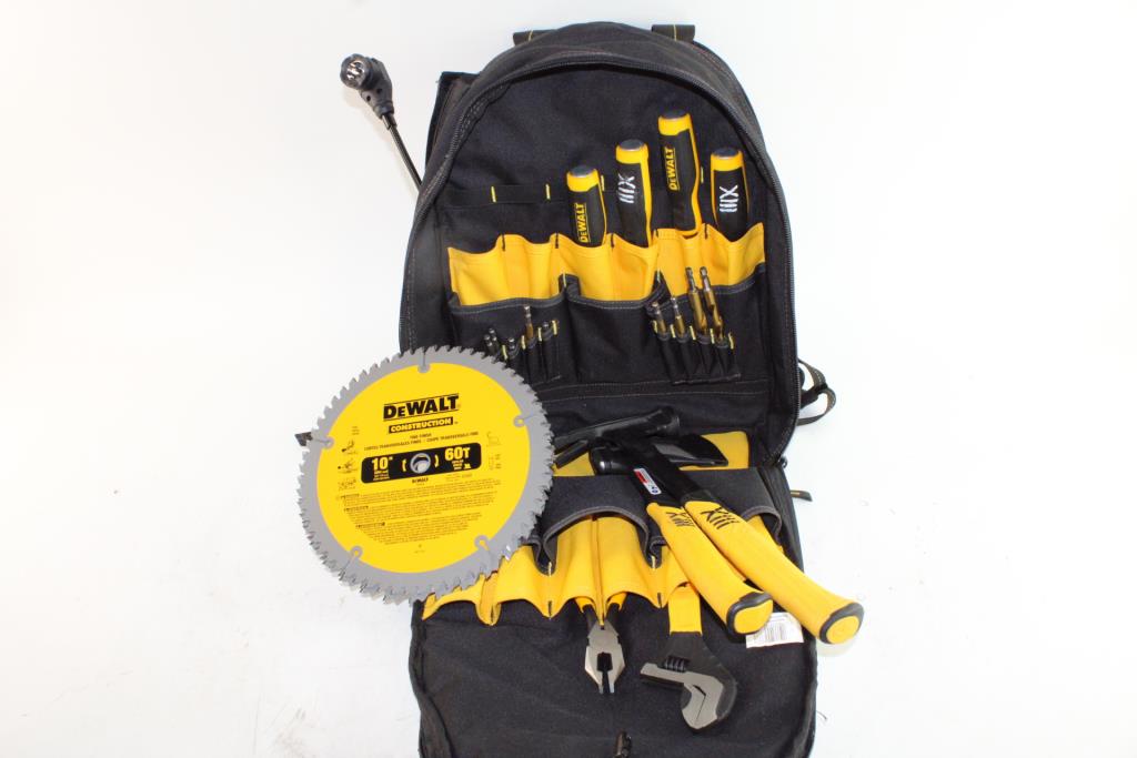 DeWalt Bag With Tools, 10+ Pieces | Property Room