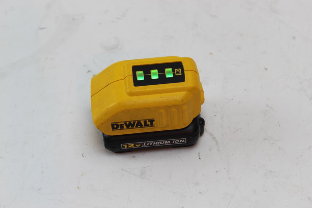 Dewalt Battery And Usb Power Source 2 Pieces | Property Room