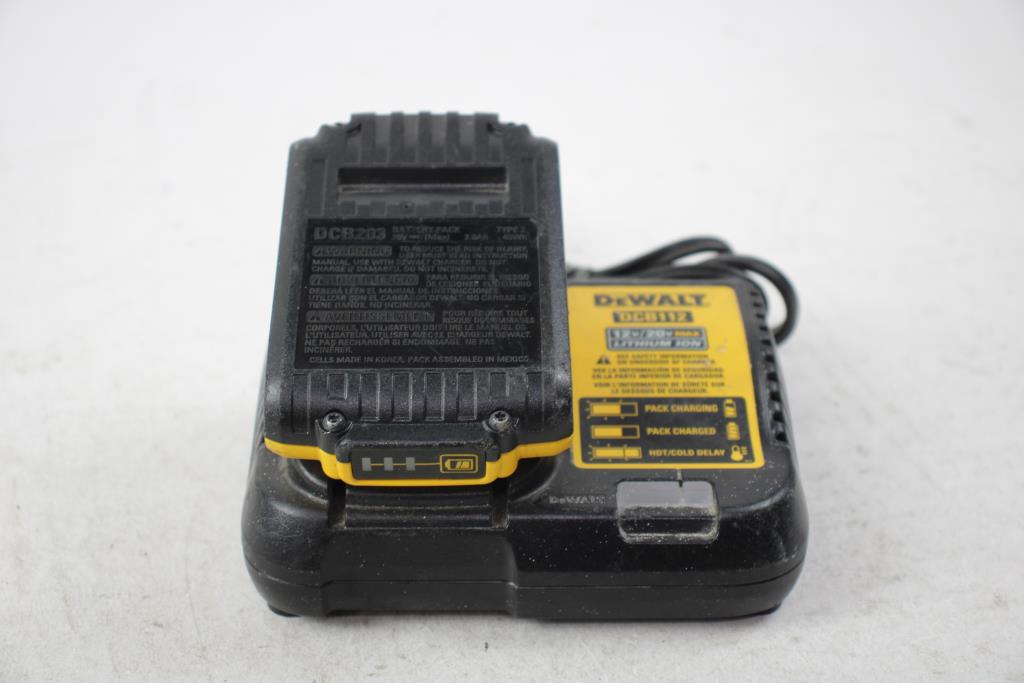 DeWalt Battery Charger, DCB112 | Property Room