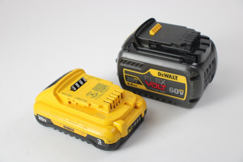 DeWalt Battery Packs, DCB606/DCB230 | Property Room