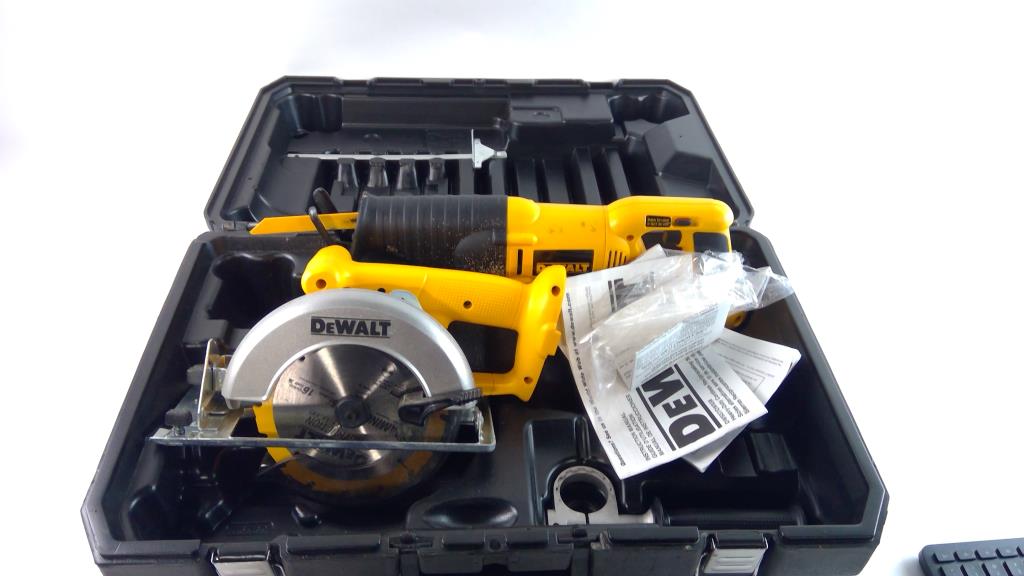 DeWalt Circular Saw And Reciprocating Saw, 2 Pieces | Property Room