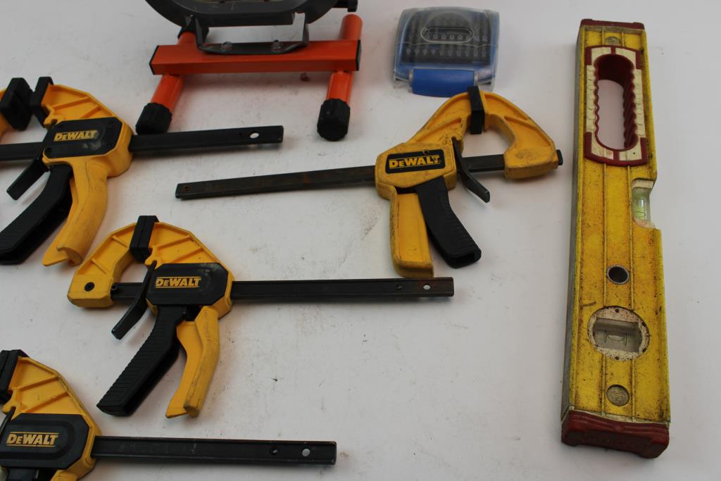 Dewalt Clamps, Assorted Bit Sets, & More; 5+ Pieces | Property Room